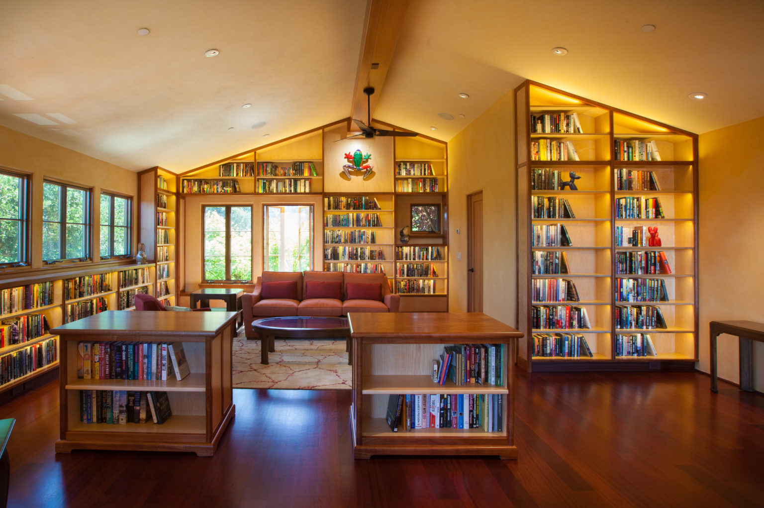 Custom Book Case Library | Bay Area | Berkeley Mills